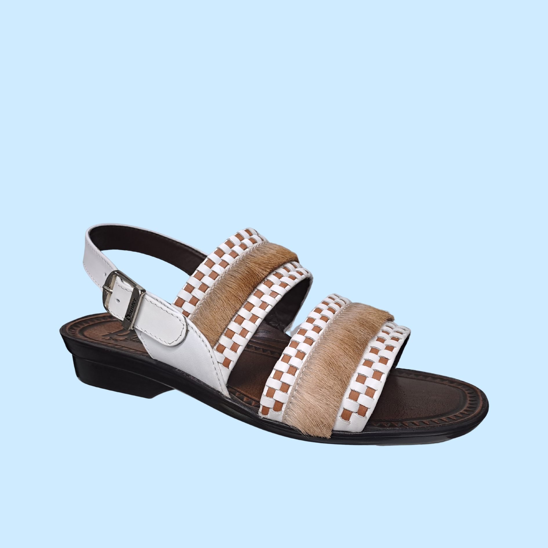 Kudu leather Sandal - White – Pointer International