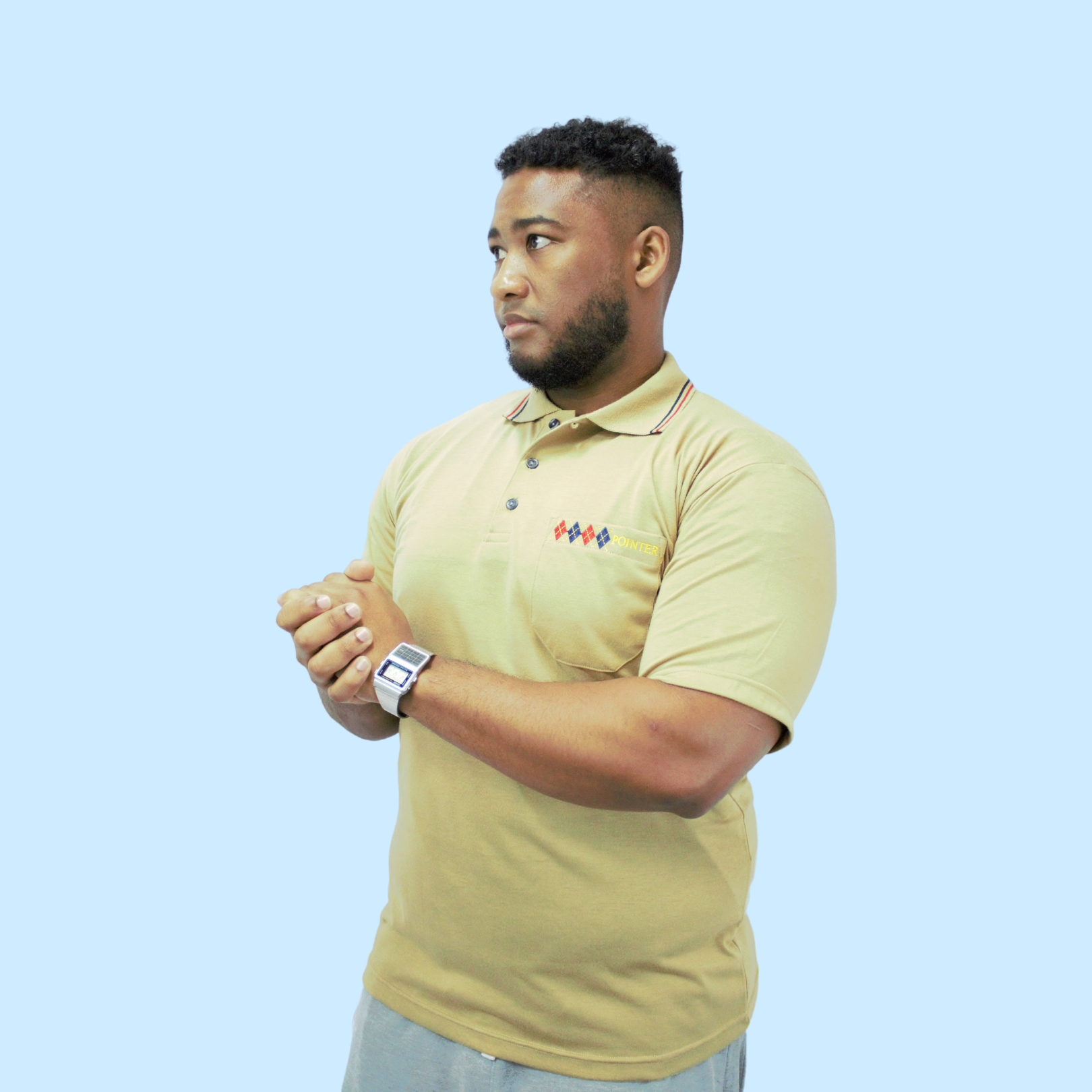 Stone Plain Short Sleeve Golfer | Pointer International – Pointer International